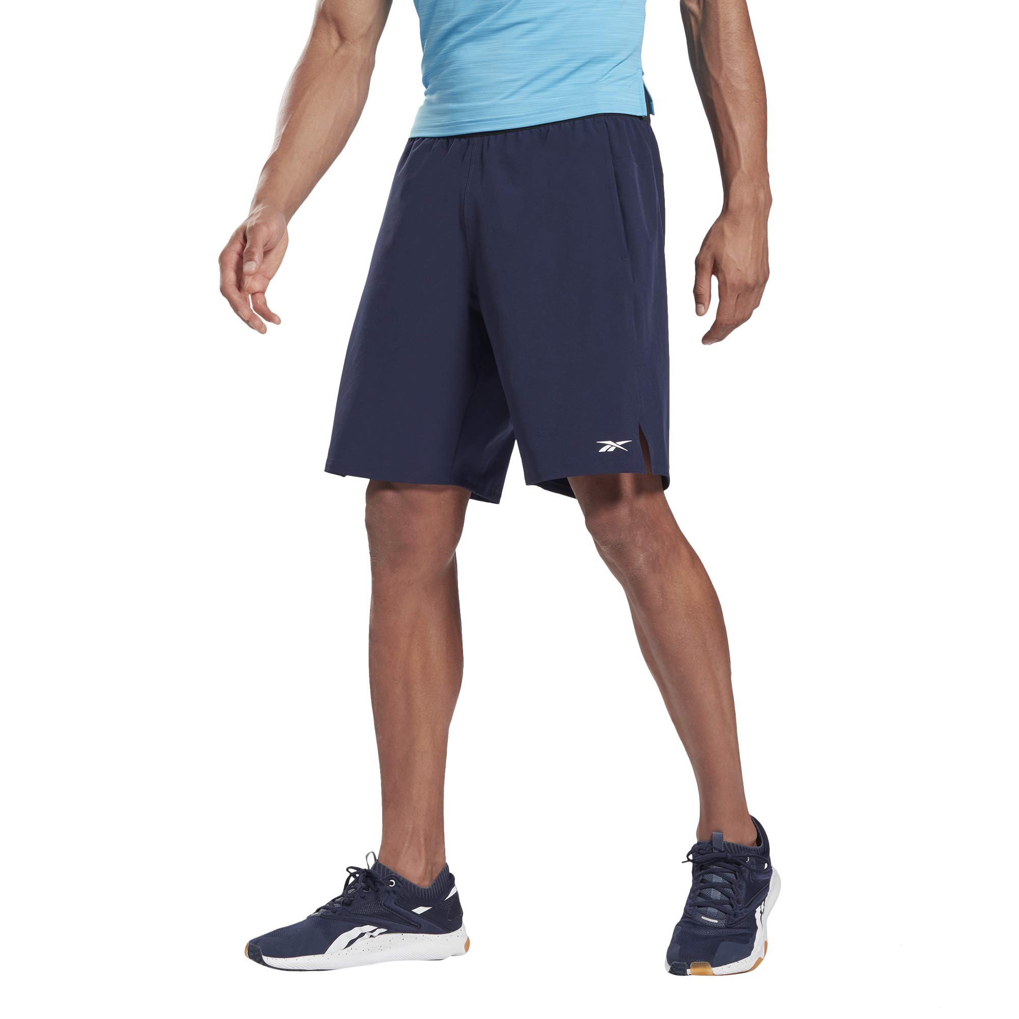 Reebok Men's Standard Training Supply Speed Short, Blue, S