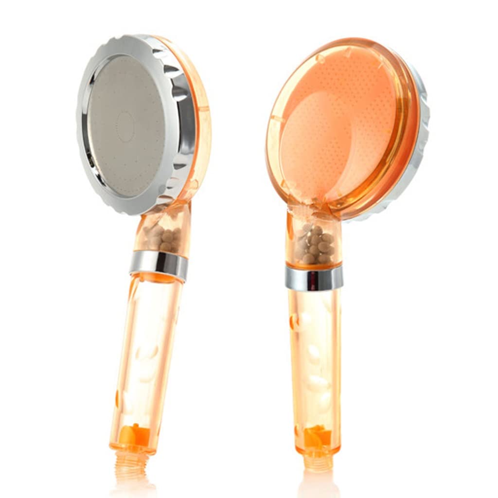 Spa hand-held shower head, hot spring shower Set, 3 Shower Modes, Bathroom Pressurized Shower Kit, Detachable, Negative ions Showerheads for everyone