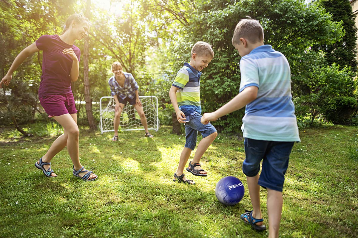 Wisdom Leaves Soccer Ball Size 4 for Kids Youth Match Play Games or Training Indoor Outdoor Backyard and Pack