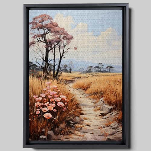 Samsung Frame TV Art Wildflower Field, Flower Meadow, Vintage print, print print, Wall Art, Wall Decor