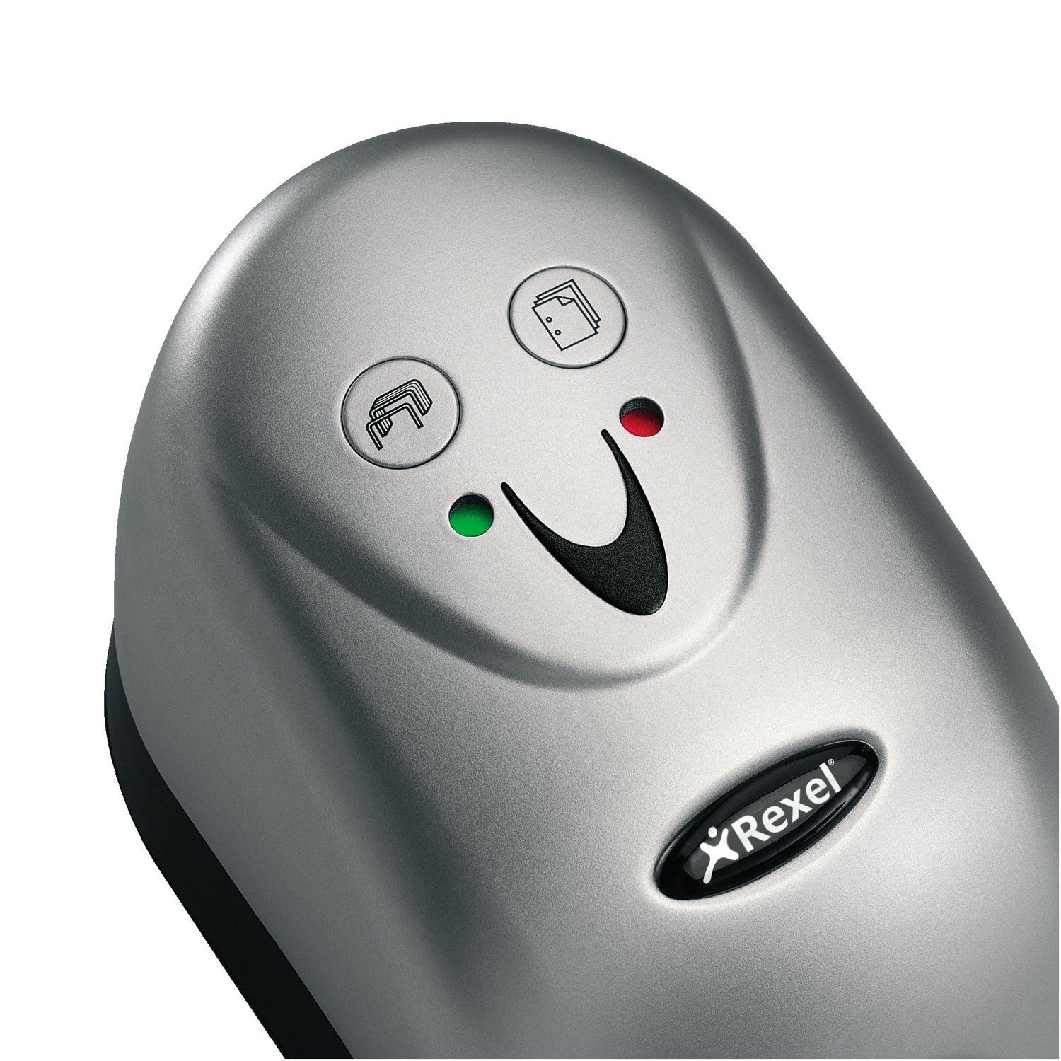 Rexel Polaris 1420 Electric Stapler and Hole Puncher 9mm Throat Depth Black/Silver (20 Sheet Capacity)