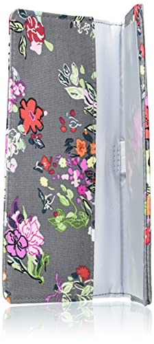 Vera Bradley Women's Cotton Checkbook Cover, Hope Blooms - Recycled Cotton, One Size
