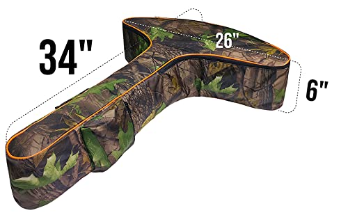Silfrae Soft Crossbow Case Camo Crossbow Storage Bag Tactical Crossbow Bag (Basic, Tree Camo)