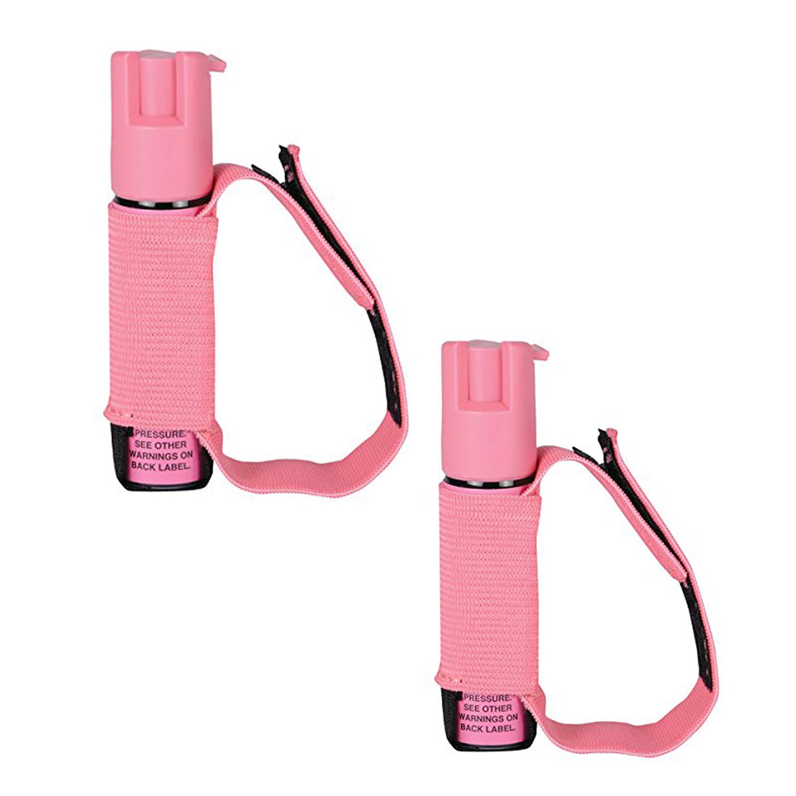 SABRE RED Pepper Gel - Police Strength - Runner with Adjustable Hand Strap (Max Protection - 35 Bursts, up to 5x's More) (Pink (2 Pack))
