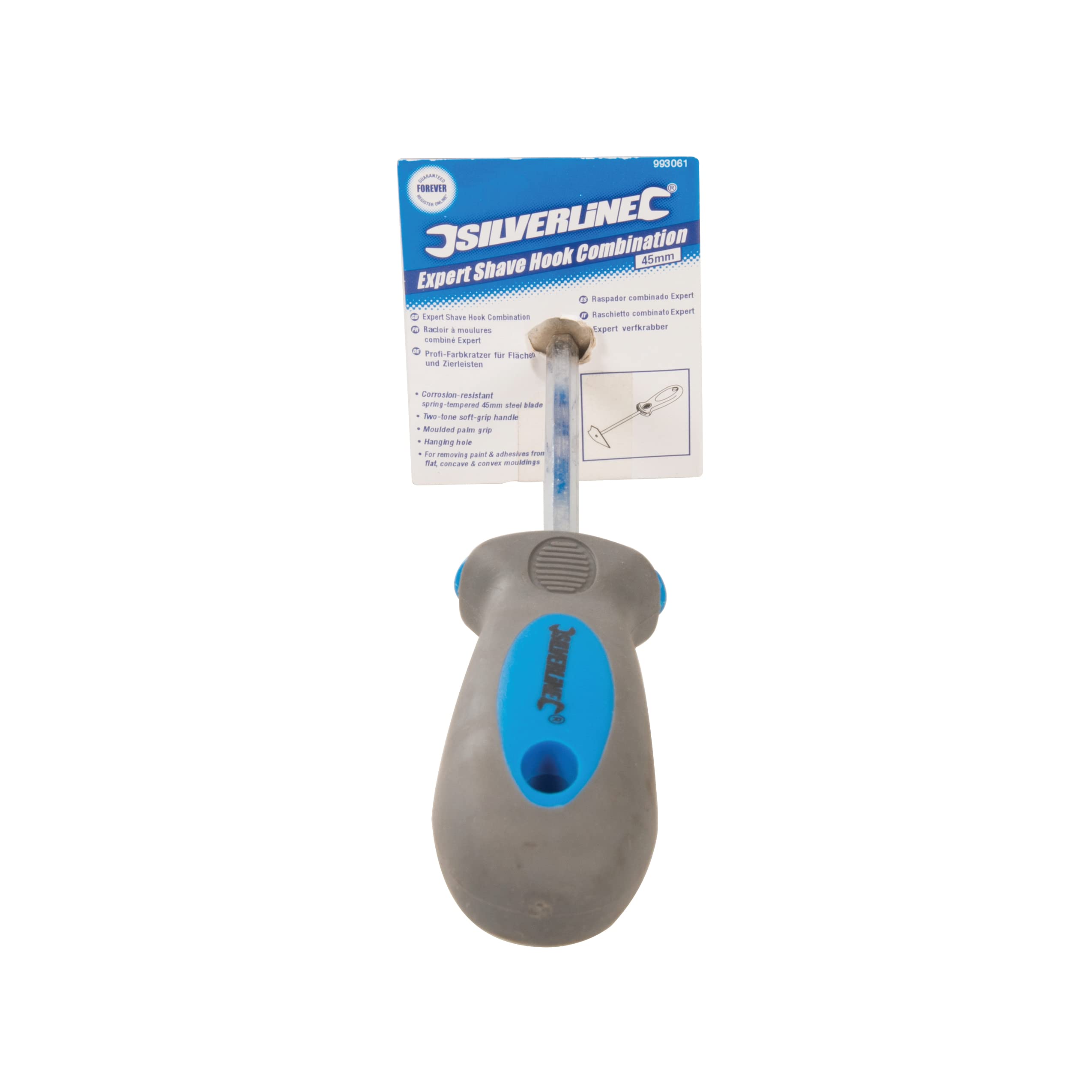 Silverline Expert Shave Hook Combination 45mm (993061)