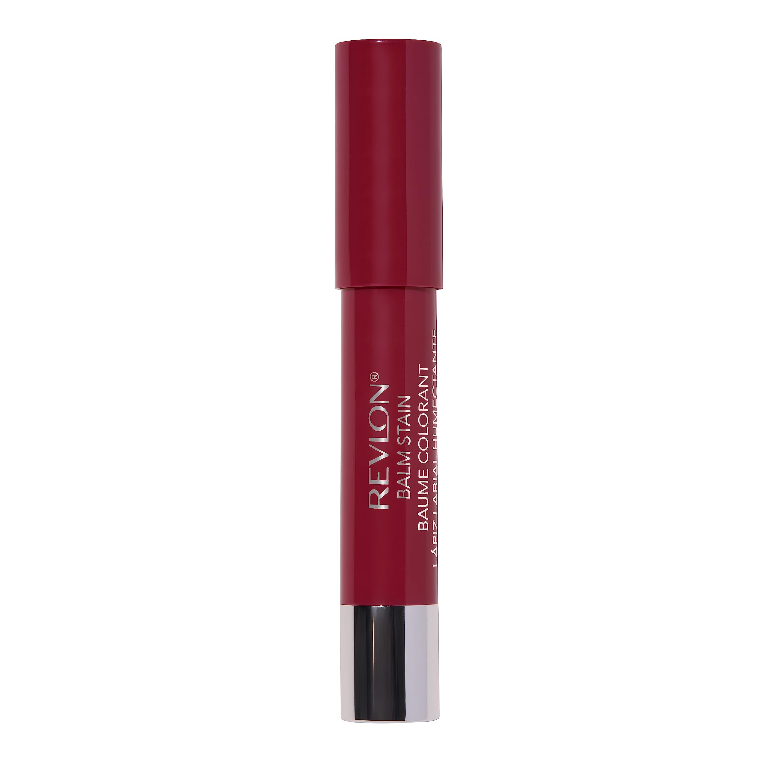 Revlon Lip Balm, Tinted Lip Stain, Face Makeup with Lasting Hydration, Infused with Shea Butter, Mango & Coconut Butter, Shimmer Finish, 045 Romantic, 0.01 Oz