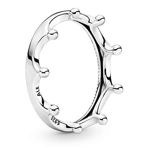 Pandora Jewelry Polished Crown Sterling Silver Ring, Size 7