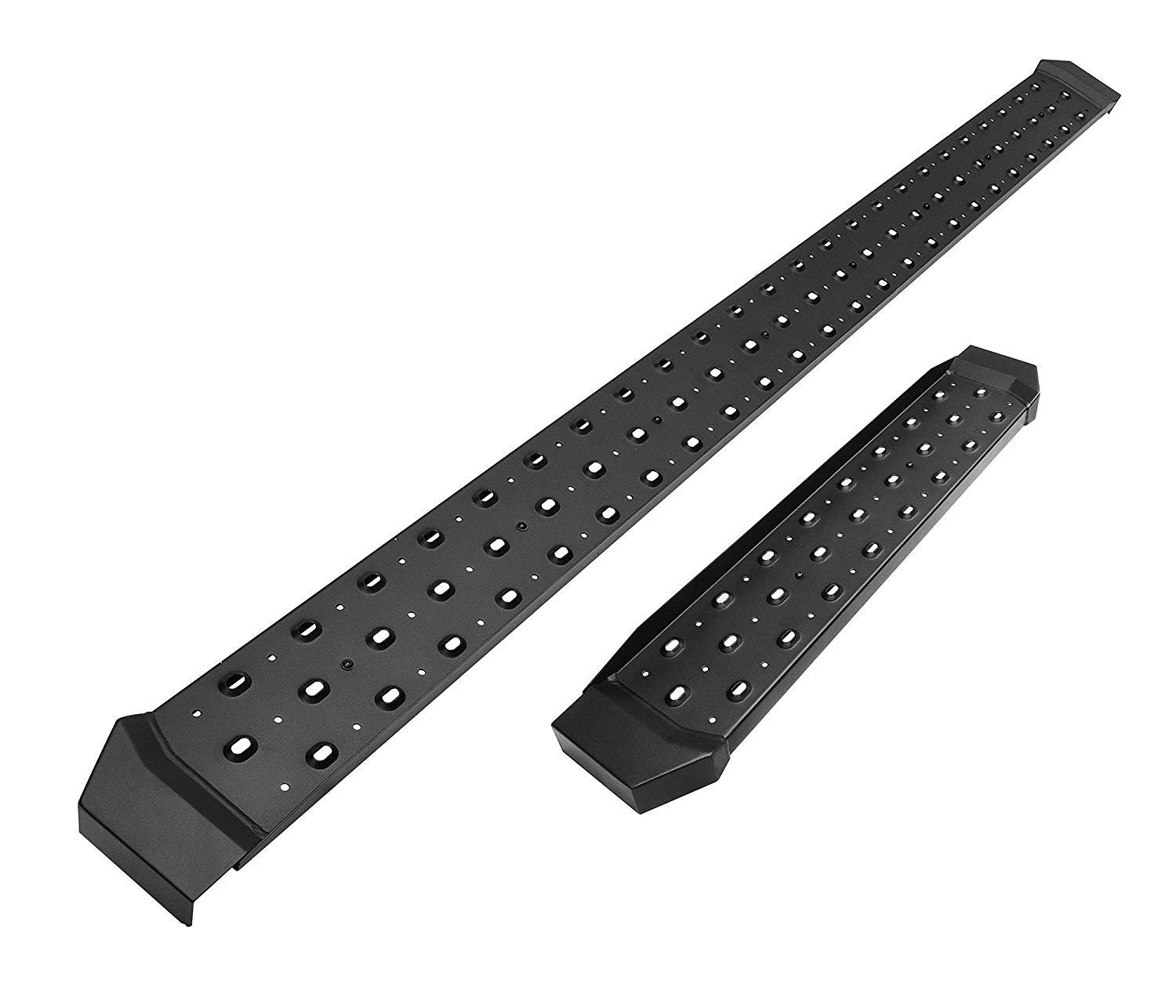 TAC 6.5β Running Boards Fit 1999-2014 Ford Econoline Van (Full Size) Truck Pickup Utility Black Rattler Steel Running Boards Side Steps Nerf Bars Step Rails (2 Pieces Running Boards)