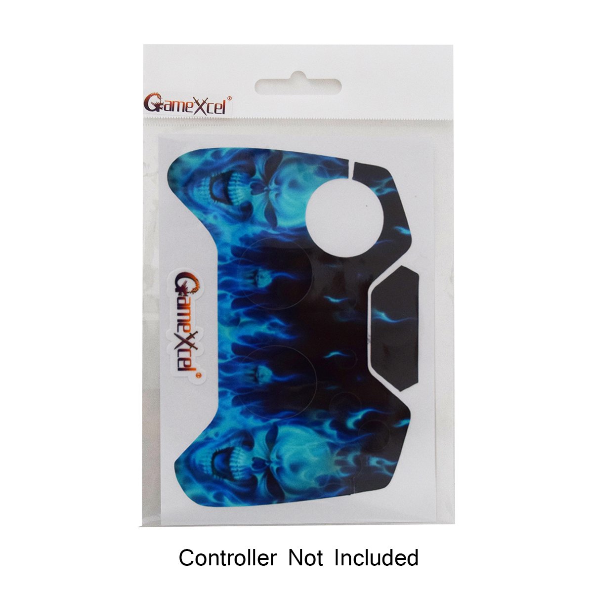 Skins Stickers for Xbox One Games Controller - Custom Orginal Xbox 1 Remote Controller Wired Wireless Protective Vinyl Decals Covers - Leather Texture Protector Accessories - Blue Daemon