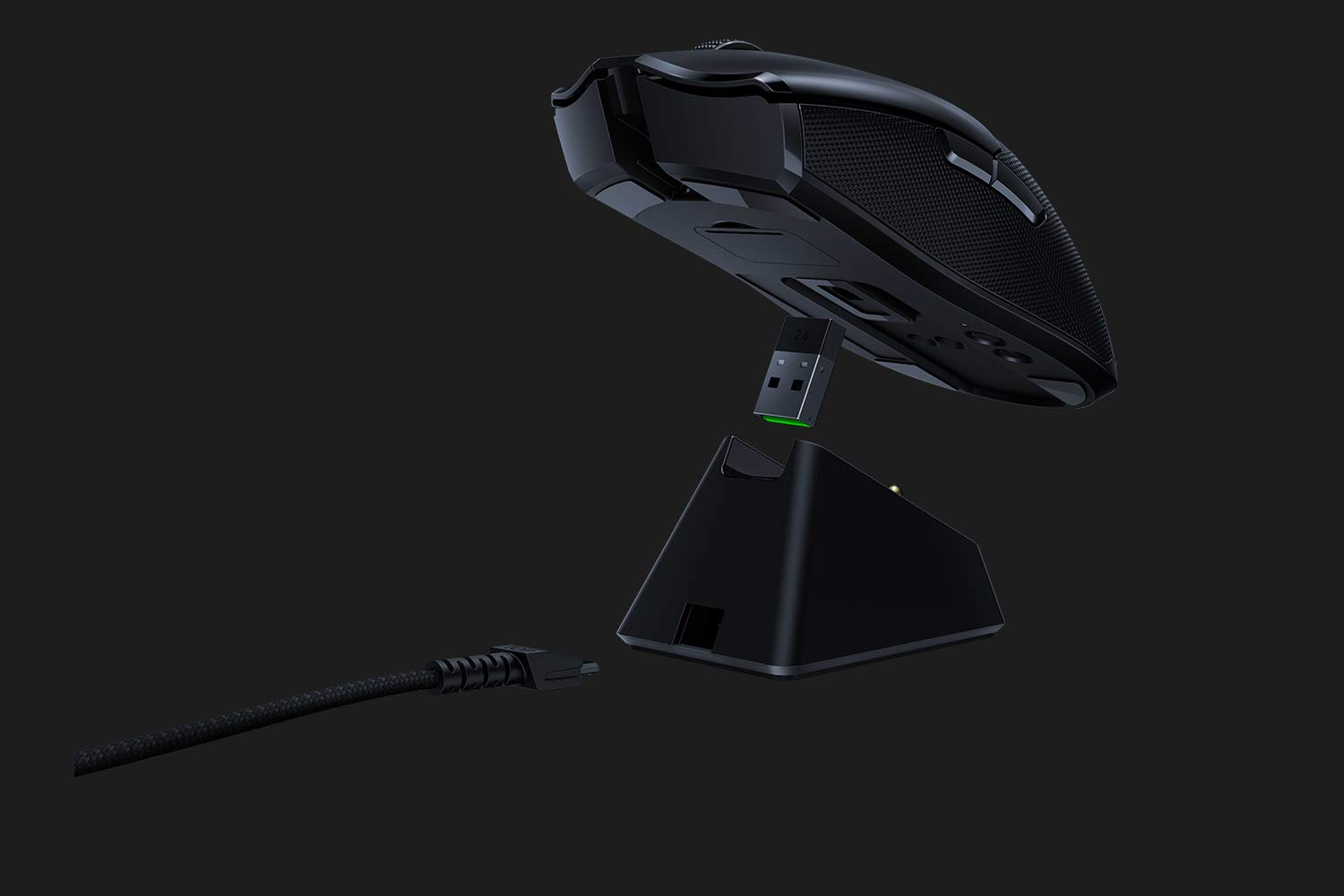 Razer Viper Ultimate - Light and Fast Ambidextrous Gaming Mouse (20,000 DPI Optical Sensor, Hyperspeed Wireless Technology, RGB Chroma) Black