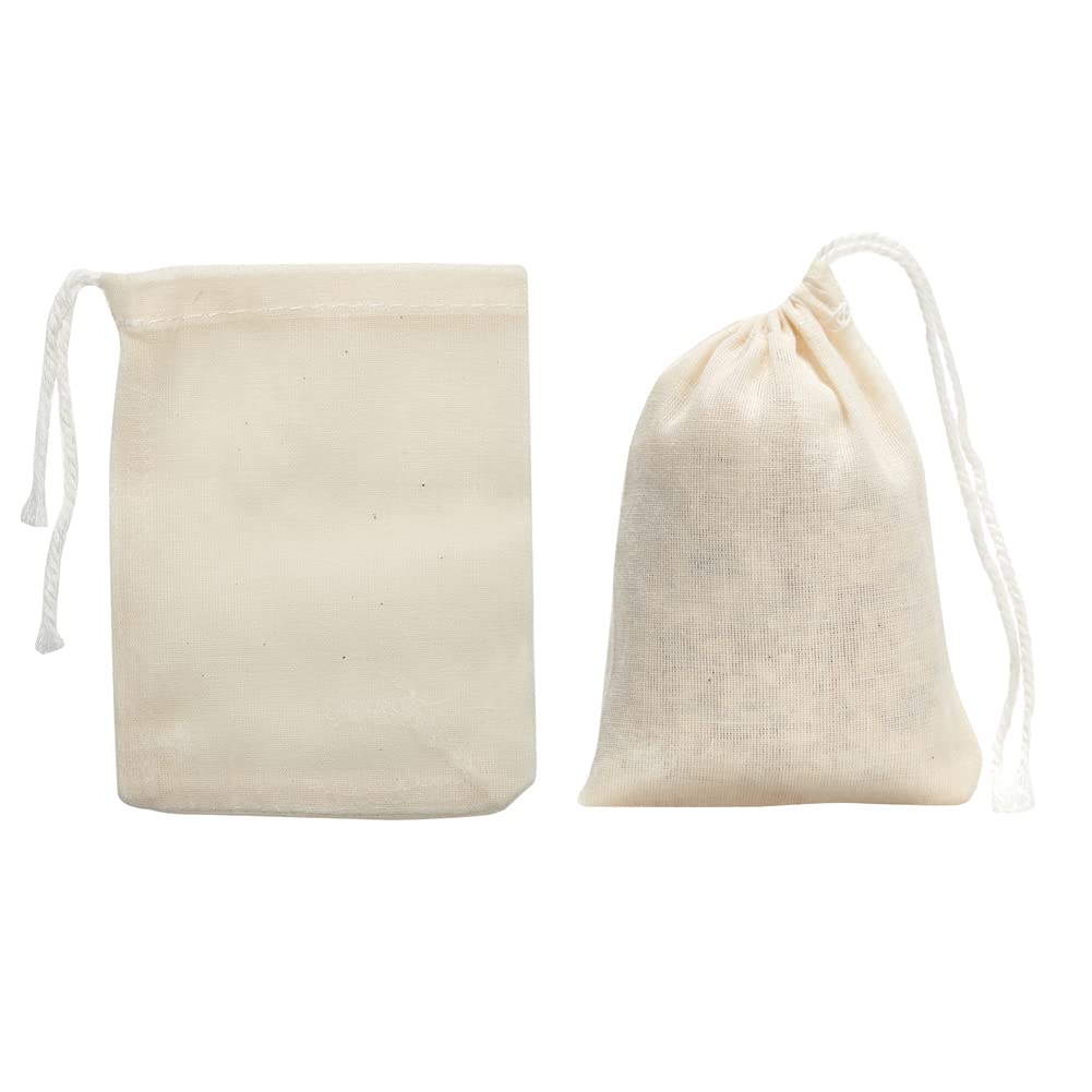 Volanic 50PCS 10X12 Inch Muslin Bags Reusable Cotton Sachet Bag with Drawstring for Home Storage