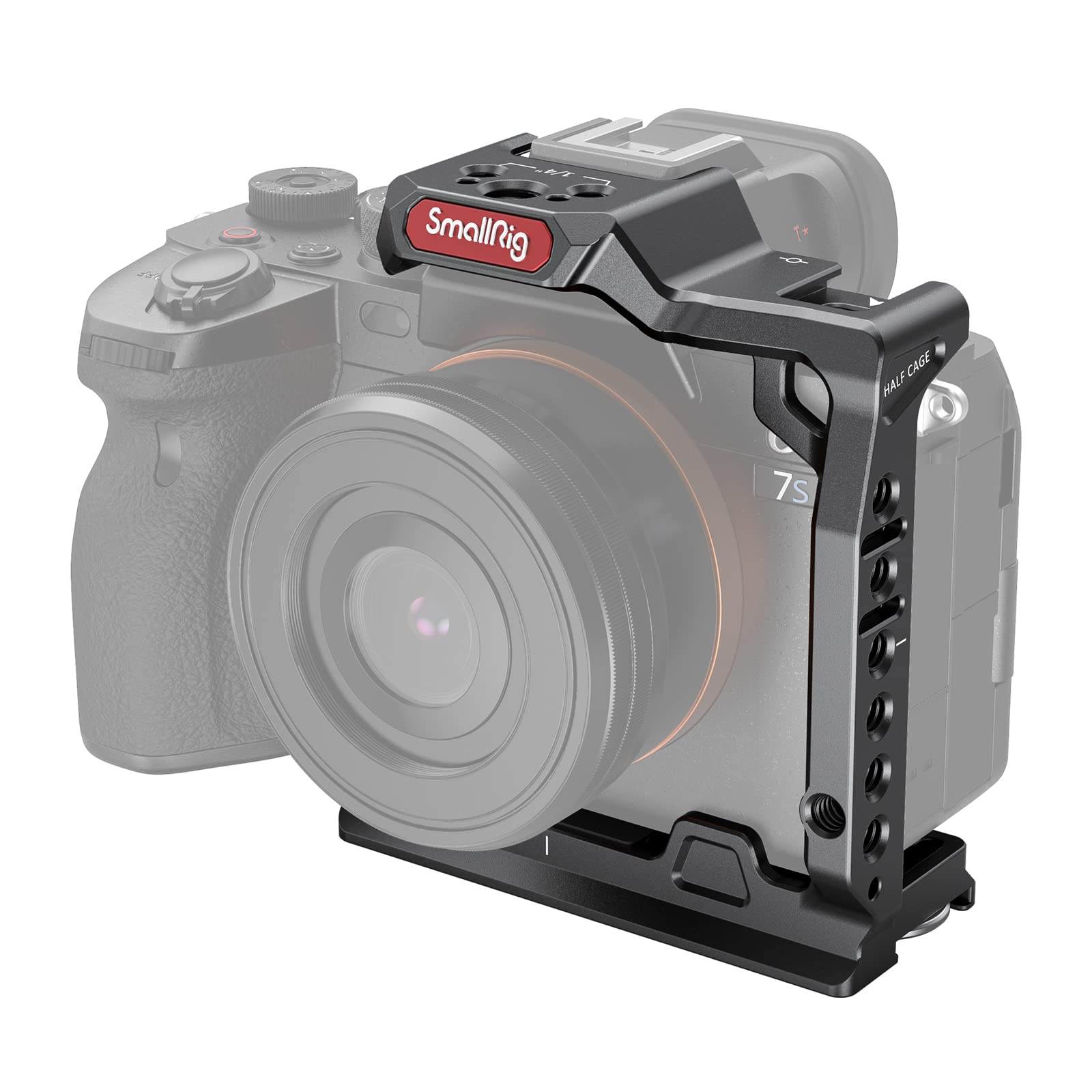 SMALLRIG Half Camera Cage for Sony Alpha 7S III/ A7S III, and for DJI RS2/ RSC2 Gimbal and Tripod for Arca - 3193