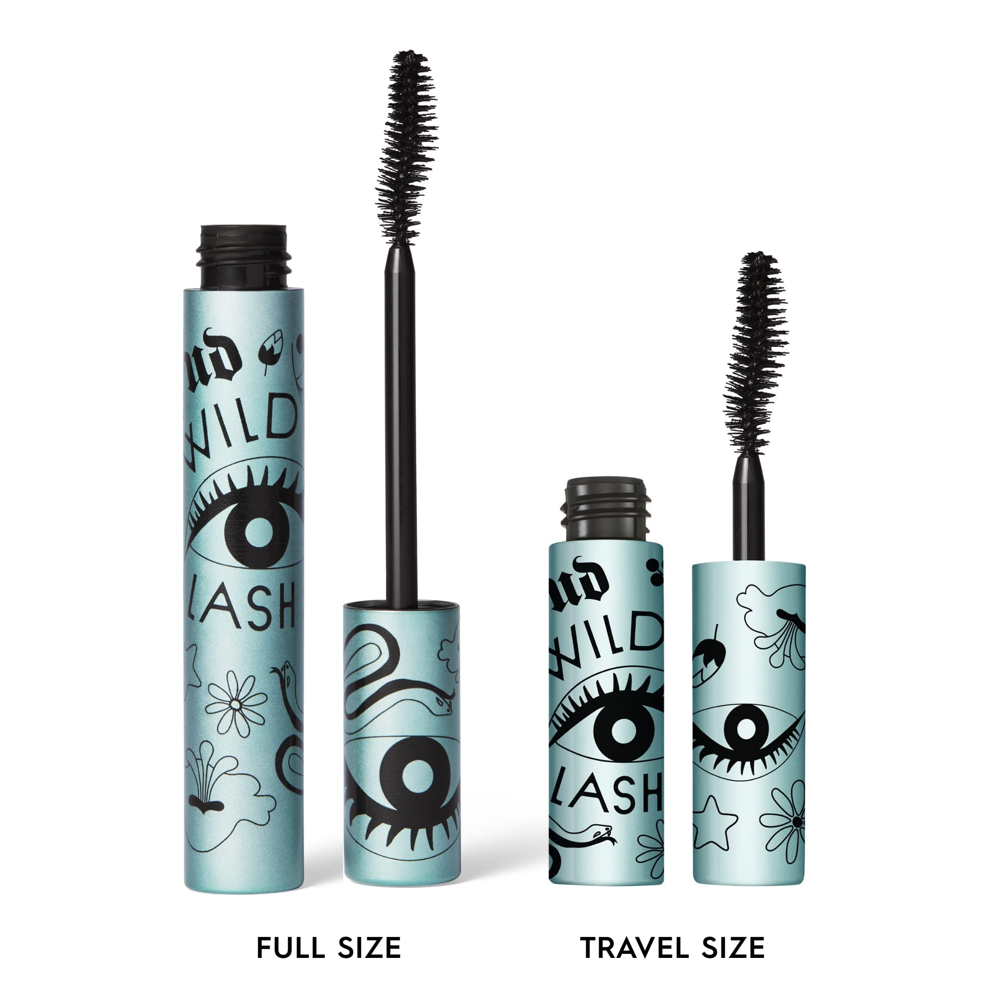 Urban Decay Wild Lash Plant-Powered Volumizing Mascara, Black - 16HR Wear, Smudge, Transfer & Flake Resistant - Vegan Formula with Sunflower Seed, Avocado & Coconut Oil