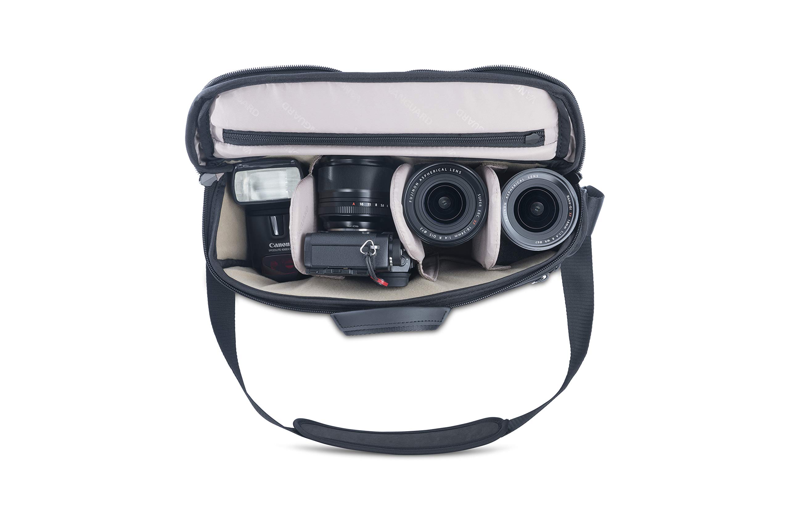Vanguard VEO2GO204AB Aluminum Travel Tripod with VEO GO34M BK Shoulder Bag