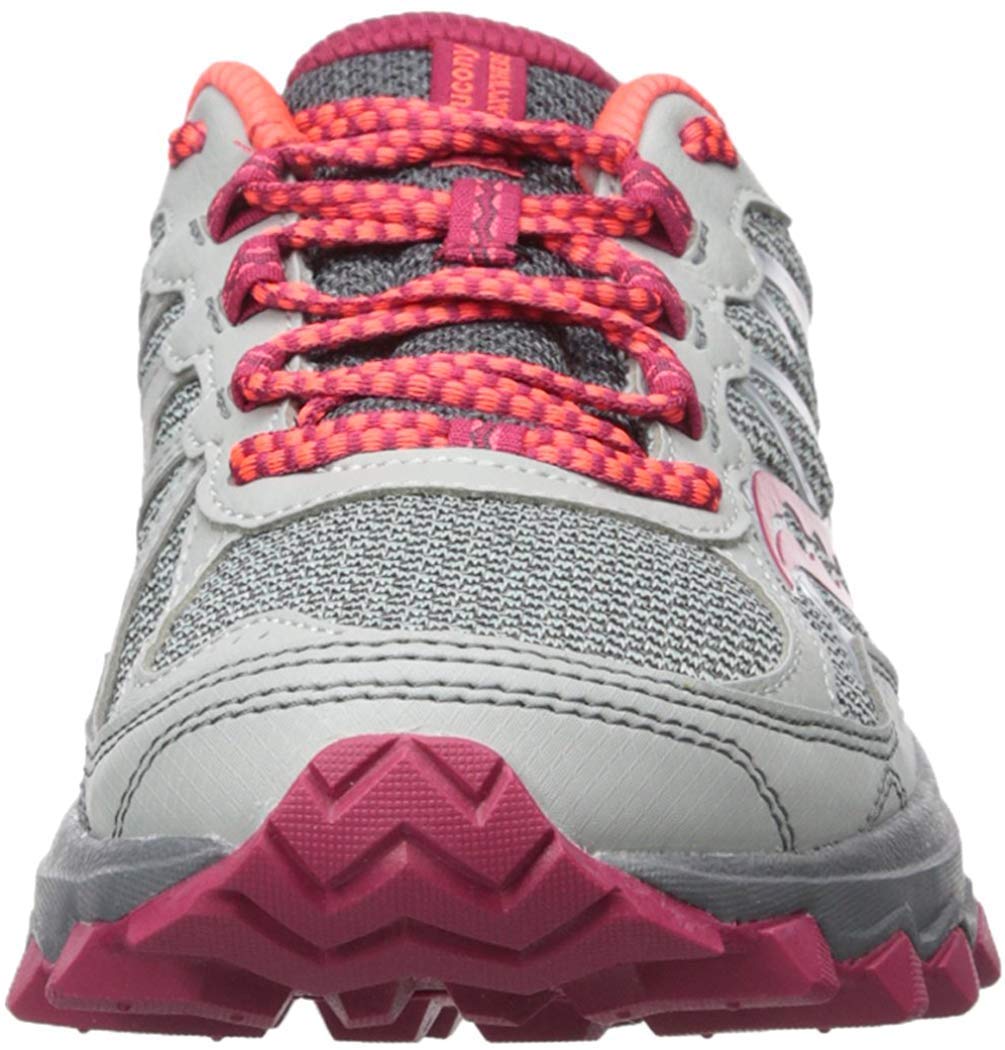 Saucony Women's Excursion TR11 Grey/Purple Running Shoe 10 M US