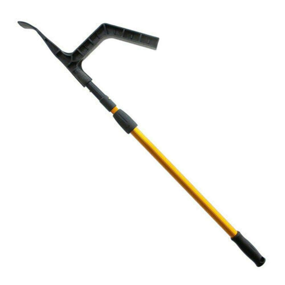 Roof Gutter Cleaning Tool, Gutters Cleaning Spoon and Scoop, Threaded Design Leaves Cleaning tools for Garden, Ditch, Villas, Townhouse, Sewer