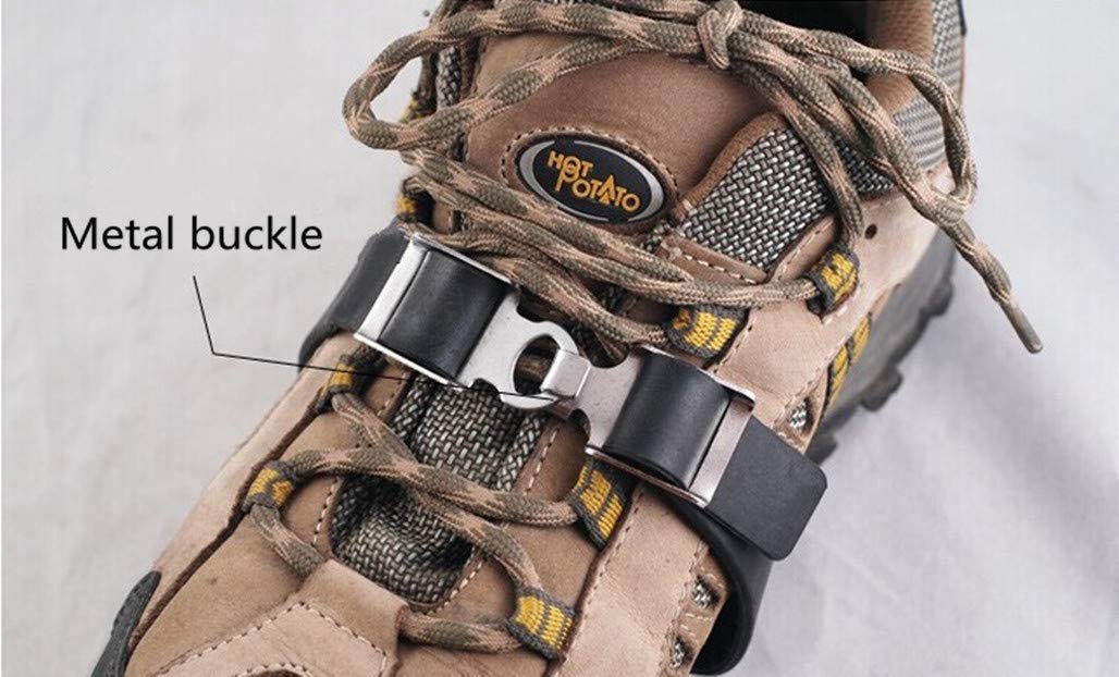 Toasis Ice Claws Snow Grips Spikes Crampons Traction Cleats for Shoes Boots