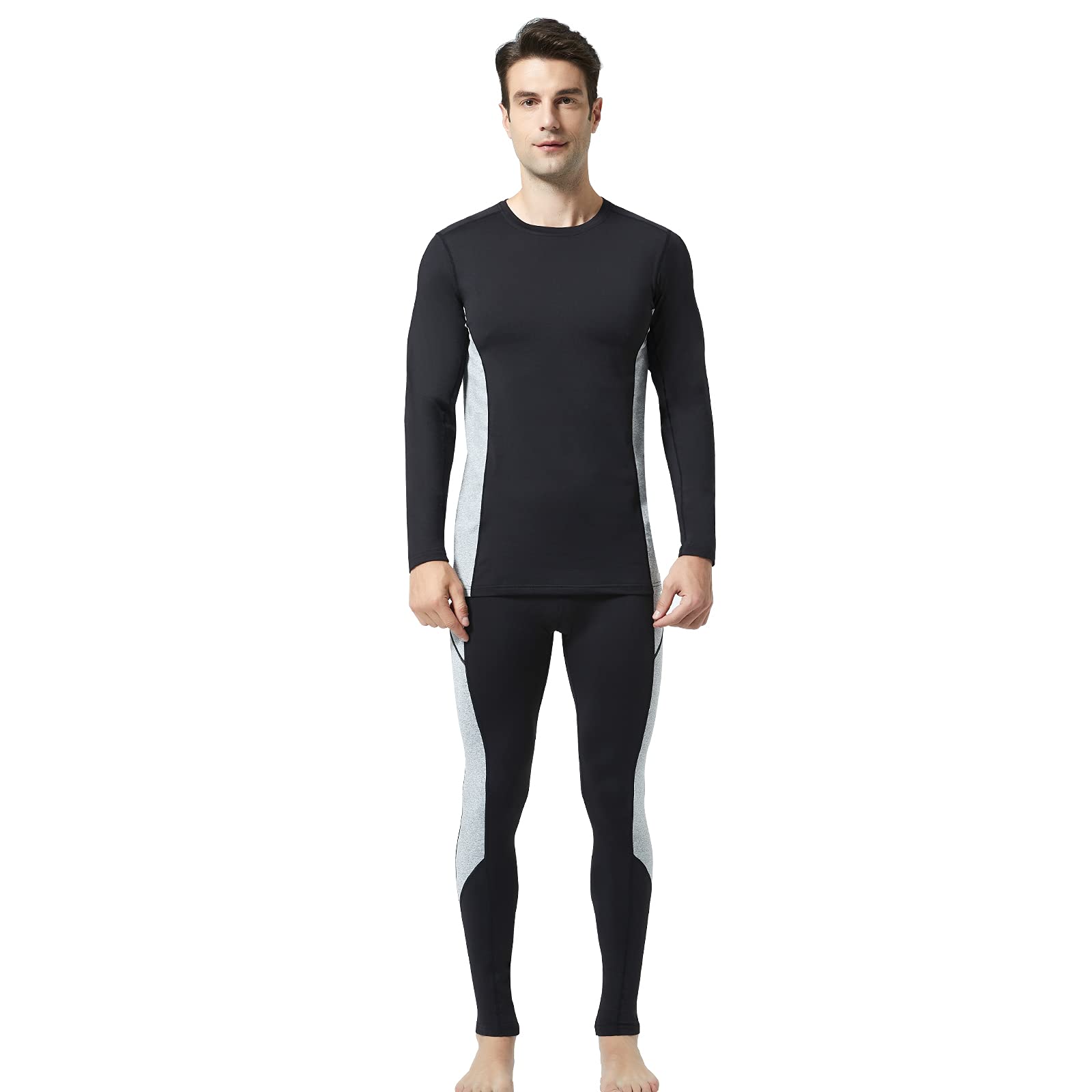 visionreast Men's Ultra Soft Thermal Underwear Set Warm Base Layers Long Johns Set Skiing Winter