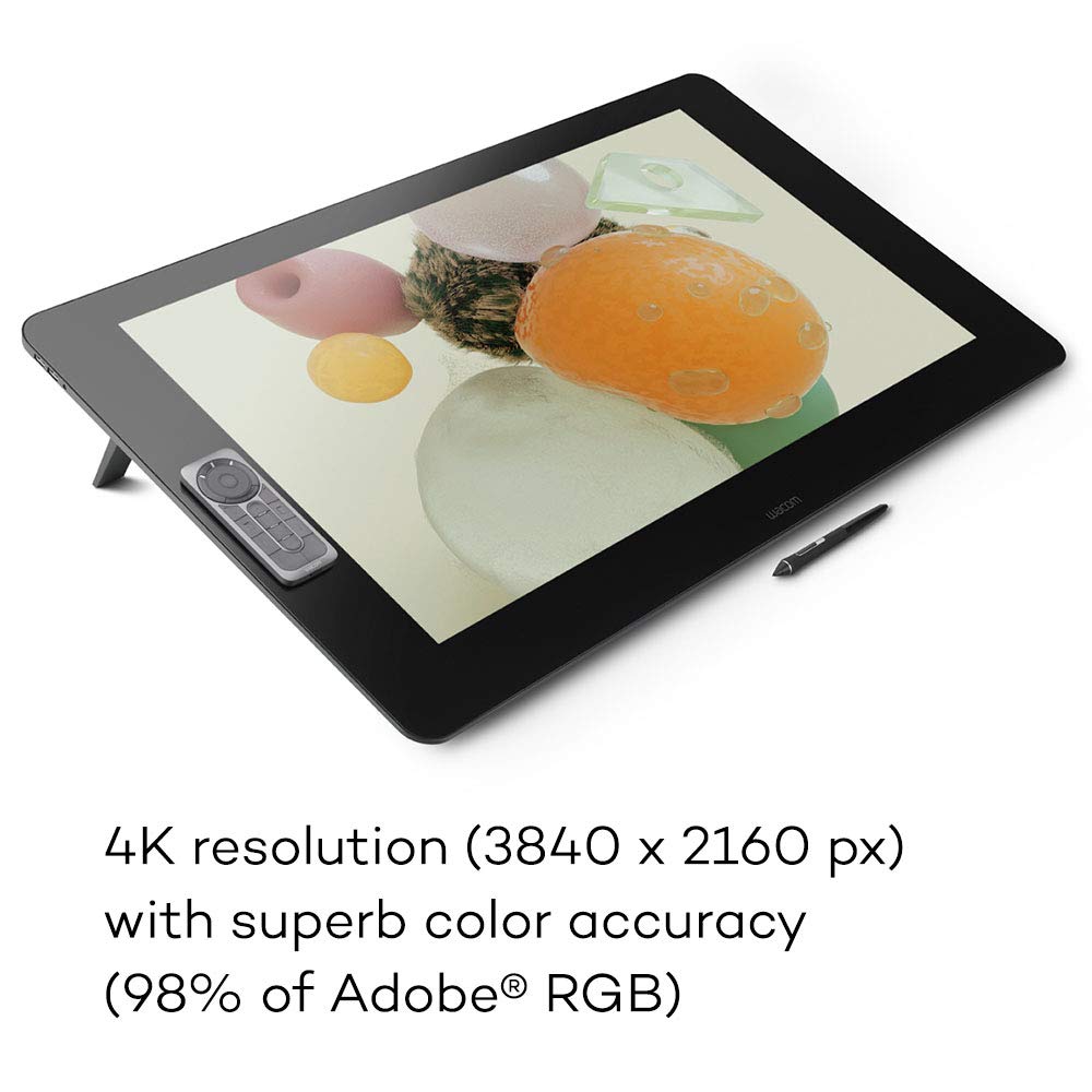 Wacom Cintiq Pro 32 Creative Pen and Touch Display – 4K graphic drawing monitor with 8192 pen pressure and 99% Adobe RGB (DTH3220K0), 32"