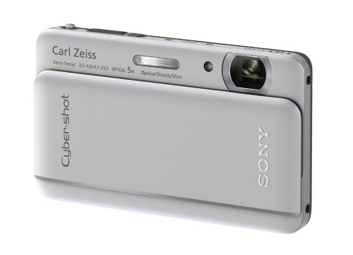 Sony Cyber-shot DSC-TX66 18.2 MP Exmor R CMOS Digital Camera with 5x Optical Zoom and 3.3-inch OLED (Silver) (2012 Model)