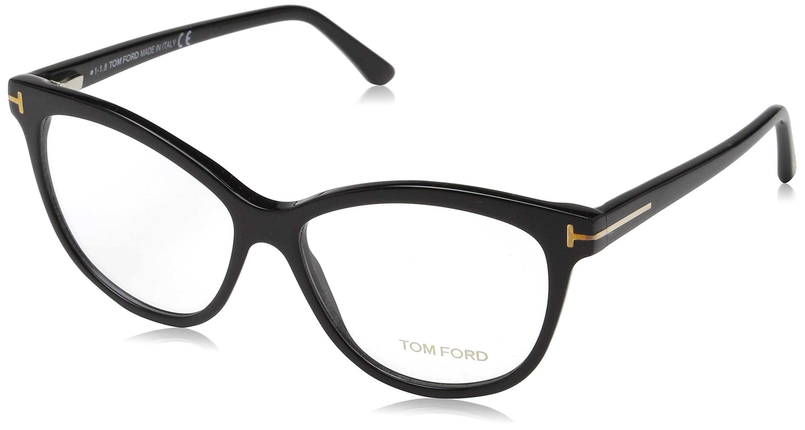 Tom Ford Butterfly Eyeglasses TF5511 001 Black 54mm FT5511