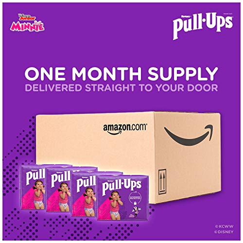 Pull-Ups Girls' Potty Training Pants Training Underwear Size 3, 12-24M, 150 Ct, One Month Supply