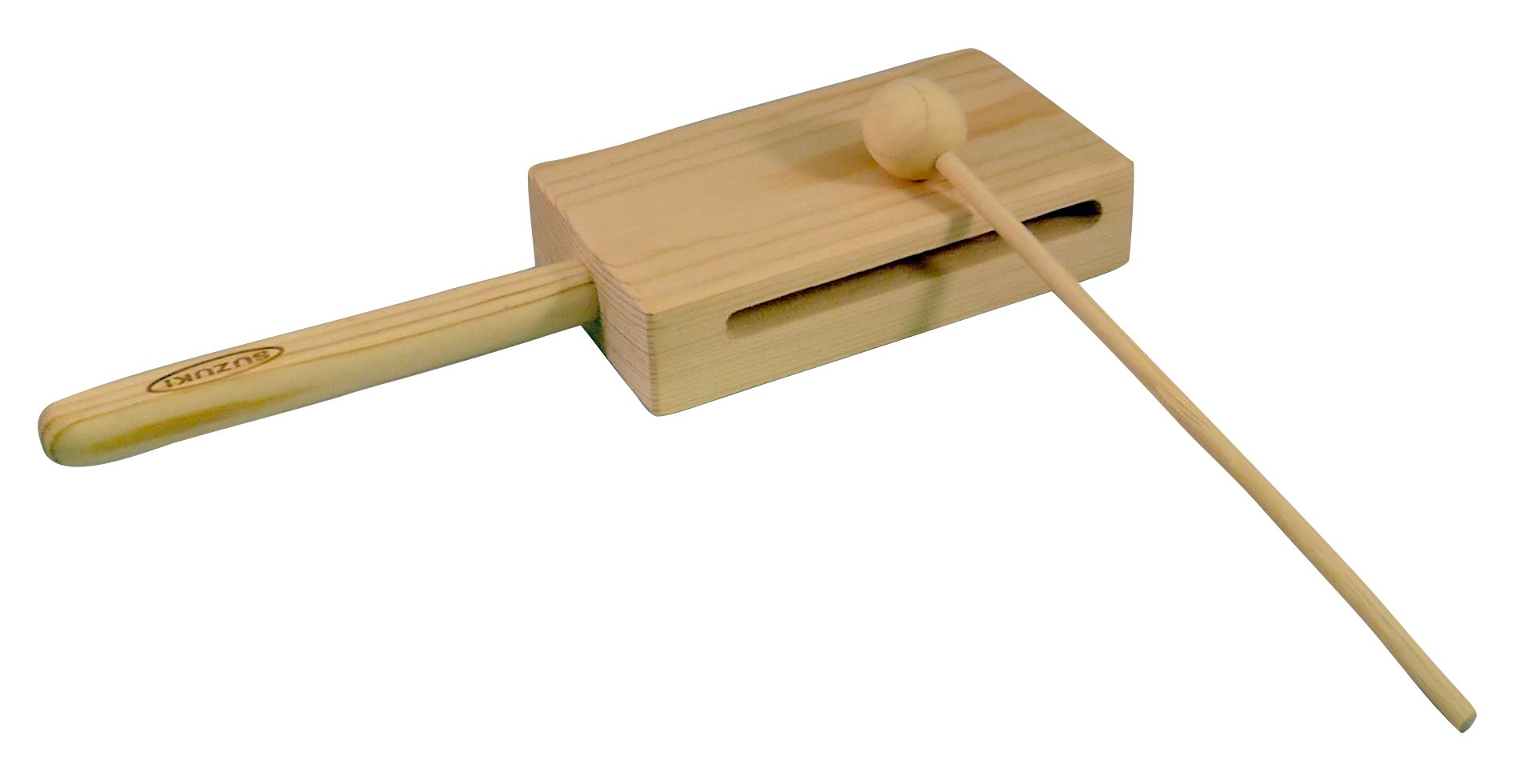 Suzuki Musical Instrument Corporation WB-100 Wood Block with Mallet