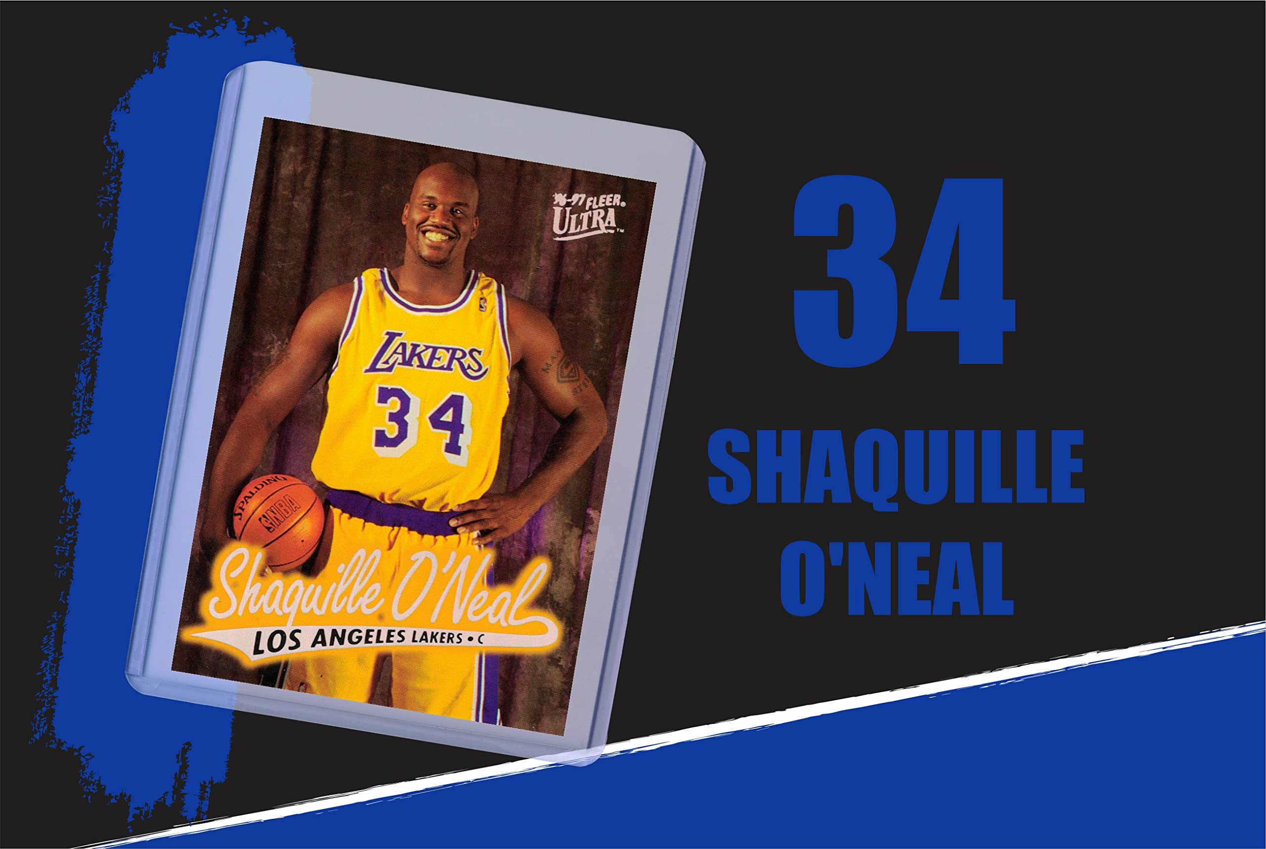Shaquille O'Neal Basketball Cards Assorted (5) Bundle - Orlando Magic, Los Angeles Lakers Trading Card Gift Pack