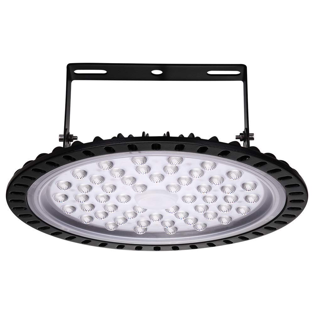 Viugreum 10 Pack 200W UFO LED High Bay Light, 20000LM 6500K Daylight White LED Warehouse Lighting, IP65 Waterproof Commercial Bay Lighting for Garage Barn Workshop