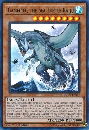 Yu-Gi-Oh! - Gameciel, The Sea Turtle Kaiju - DUDE-EN037 - Ultra Rare - 1st Edition - Duel Devastator