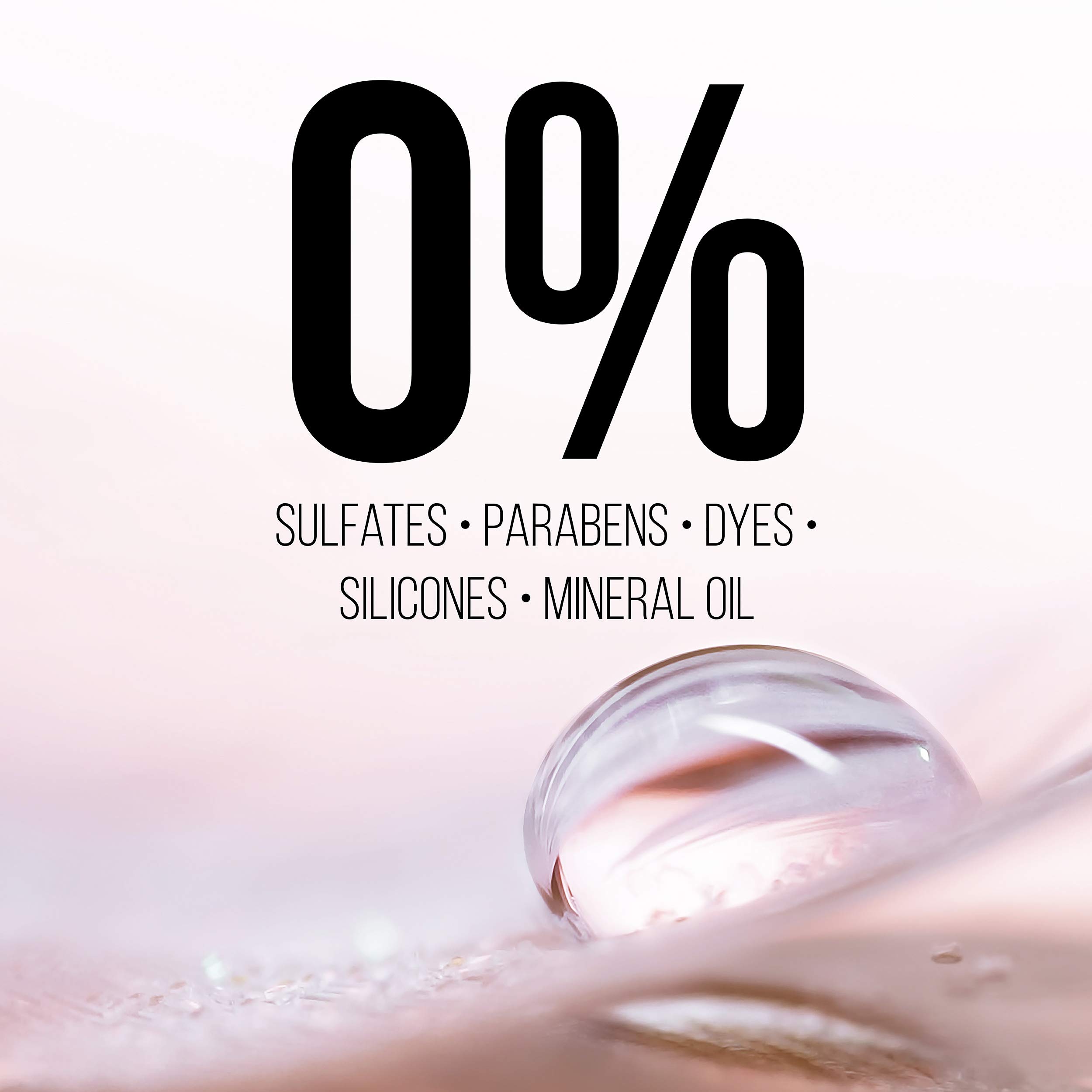 Pantene Sulfate Free Conditioner, Paraben and Dye Free, Pro-V Blends Soothing Rose Water, 17.9 fl oz