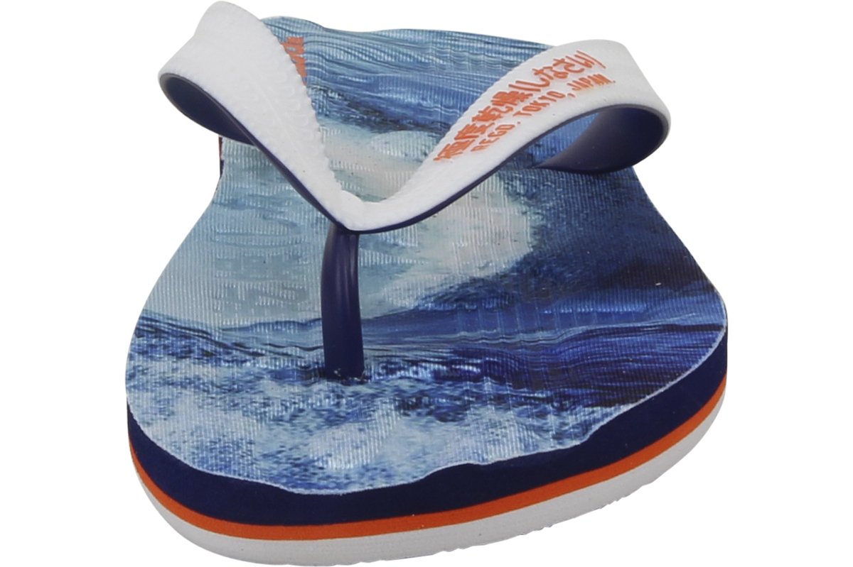 Superdry Men's Scuba Blue Tube Ride Flip Flop Sandals Shoes Sz: S