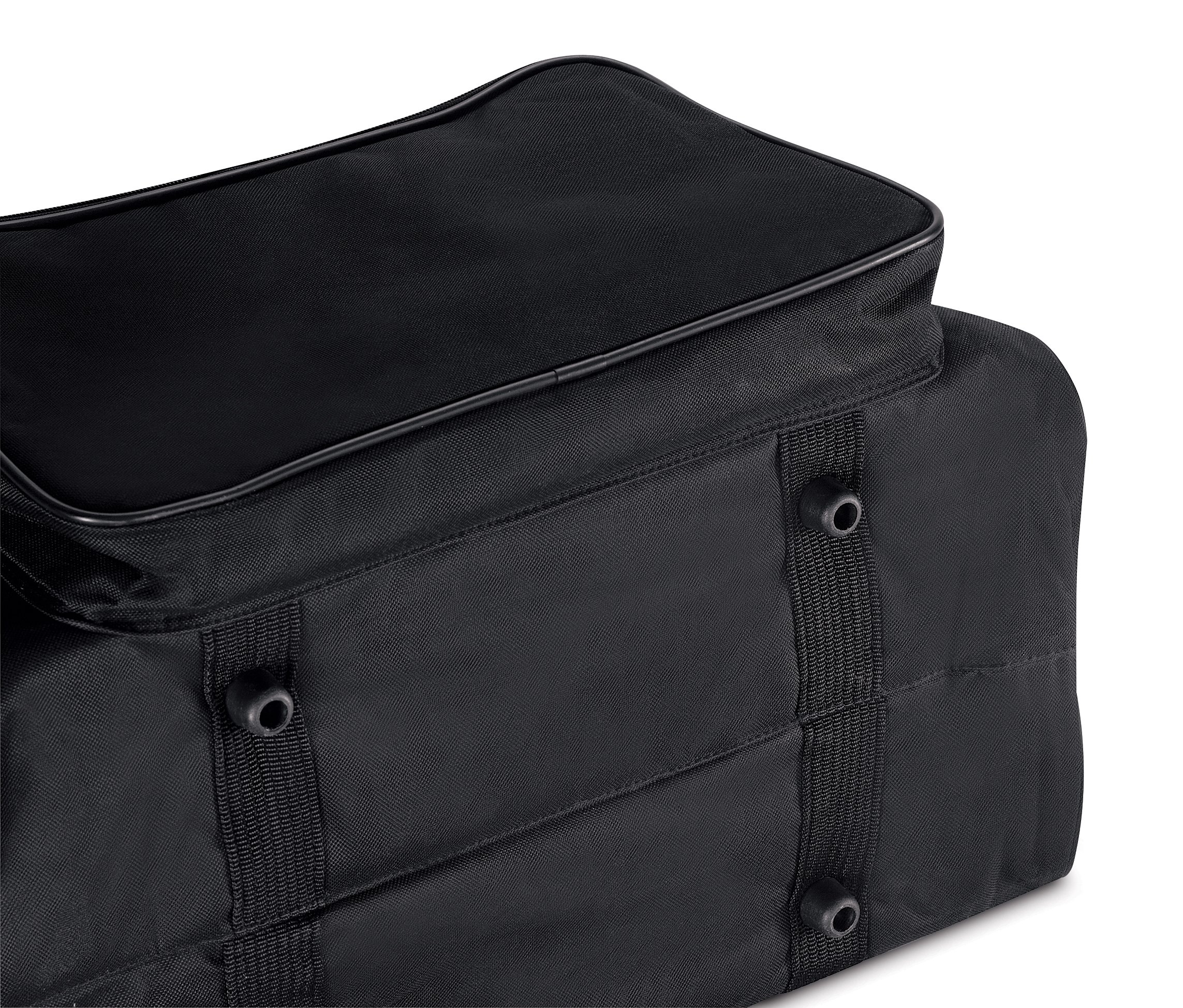 SINGER | Machine Carrying Case, Black, Spacious Case Fits Most Standard Sewing Machines and Sergers, Fully-Padded Interior, Durable Canvas Exterior, Easy Zip, Large Front Pocket, Easy Transport
