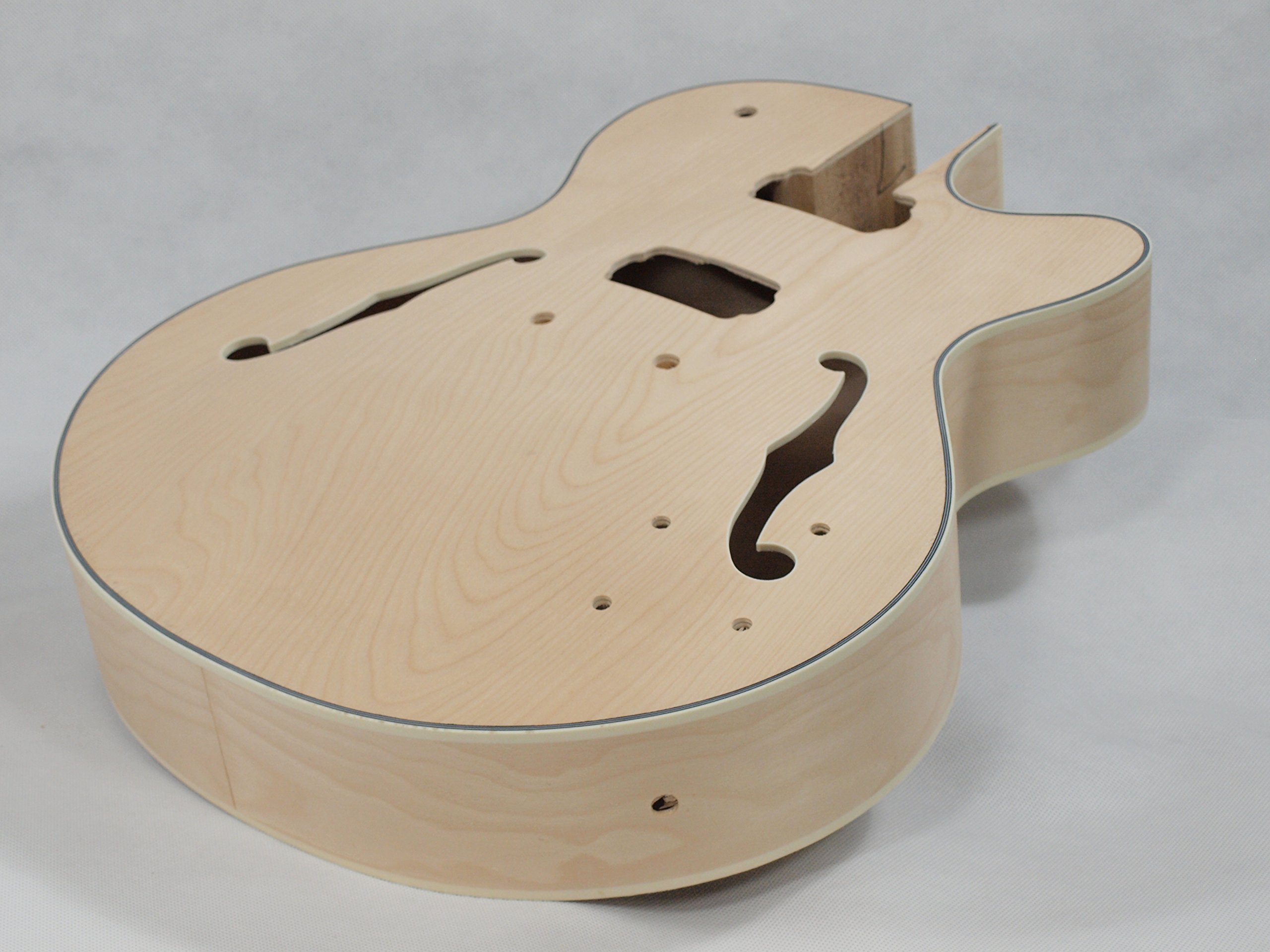 Solo GF Style DIY Guitar Kit, Maple Hollow Body, Vintage Tremolo, GFK-10