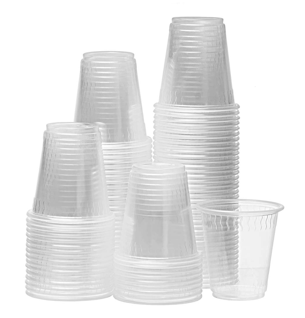 TashiBox 3oz Clear Disposable Cups (200)