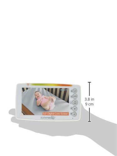 Summer Infant Panorama Video Baby Monitor with 5-inch Screen and Remote Steering Camera
