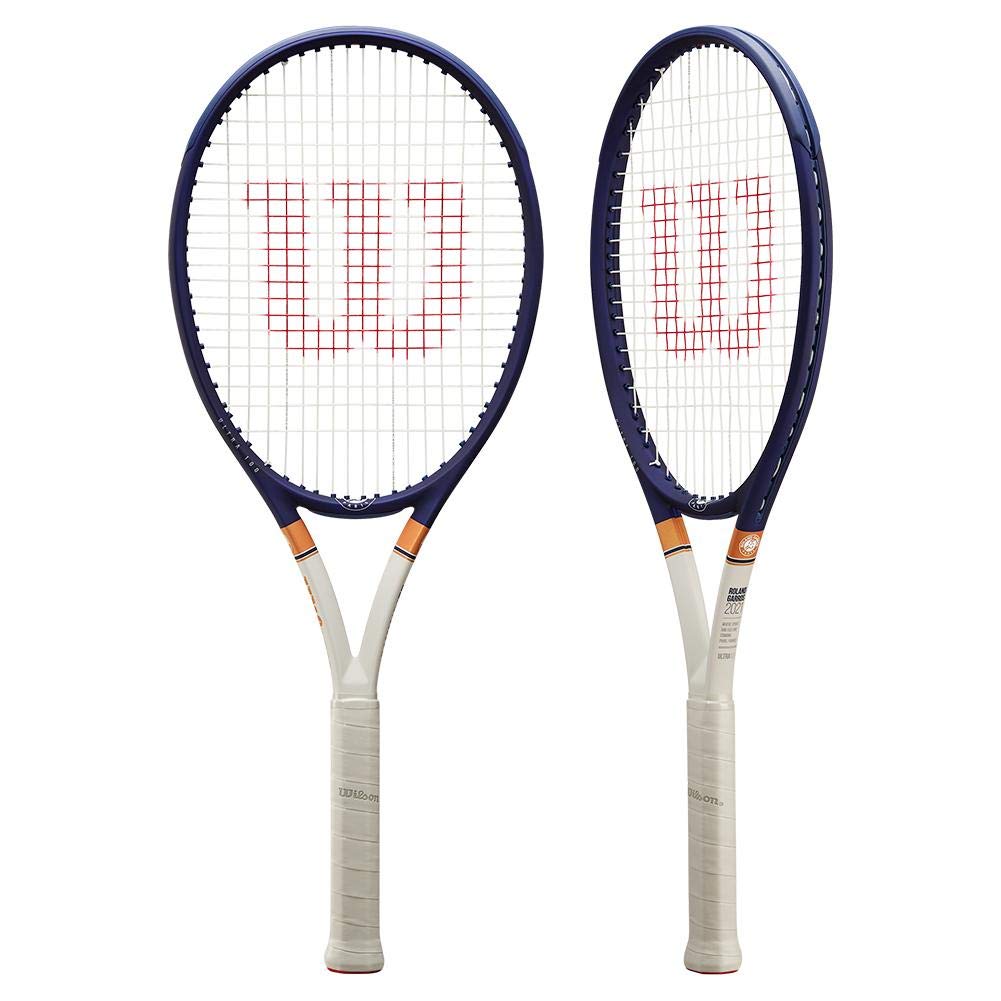 Wilson 2021 Ultra 100 v3 Roland Garros Edition Tennis Racquet (4-3/8)