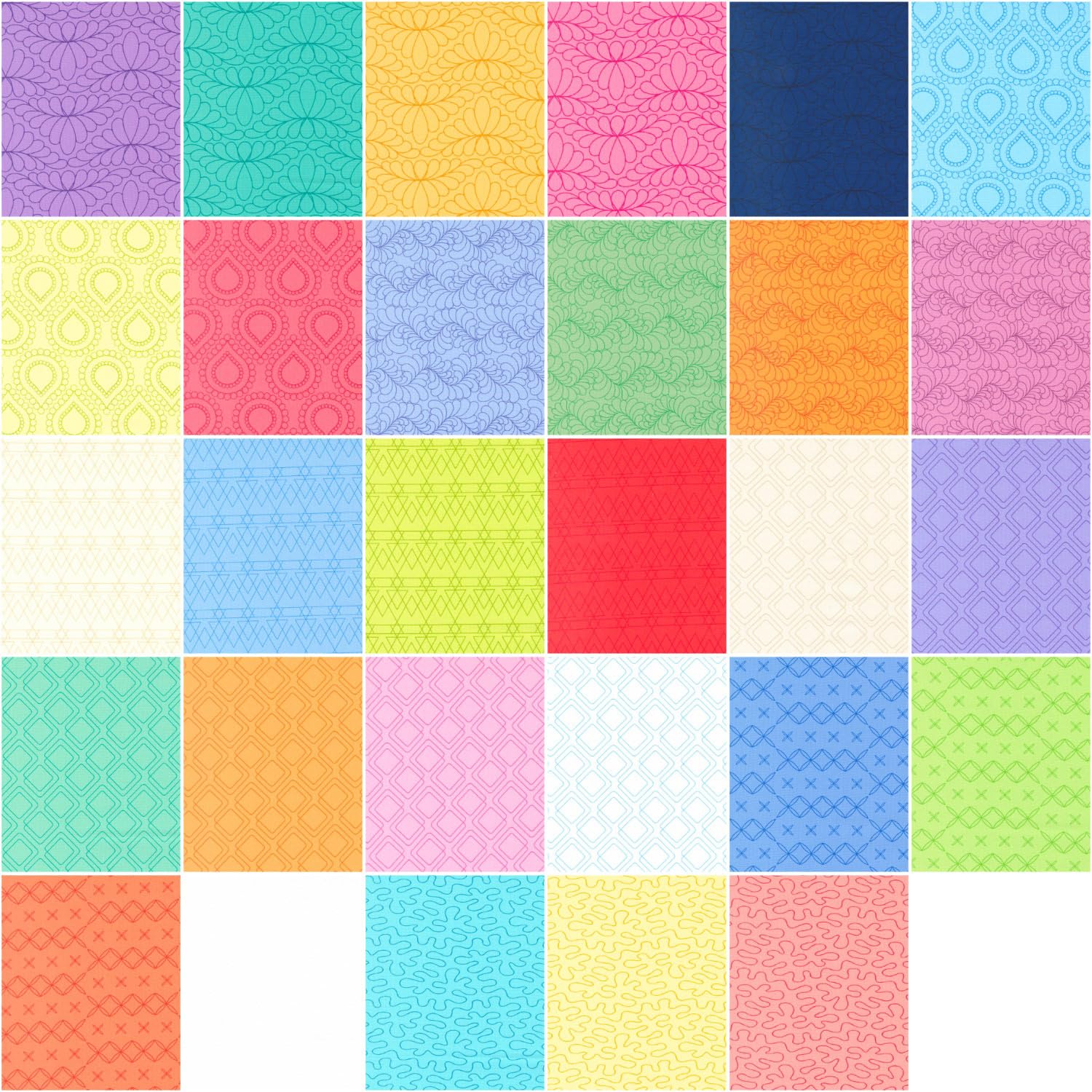 Sariditty Rainbow Sherbet Jelly Roll 40 2.5-inch Strips Moda Fabrics 45020JR