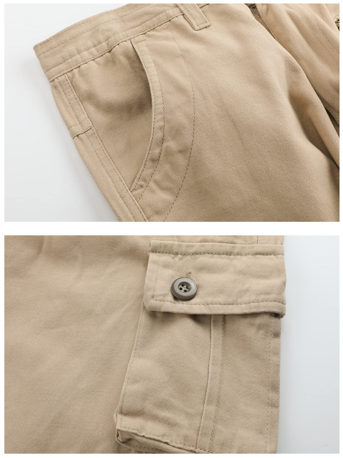 SEAFORM Womens Cotton Cargo Pants Military Combat Hiking Cargo Pants Outdoor Sports Camping Workwear Pants with Multi-Pockets