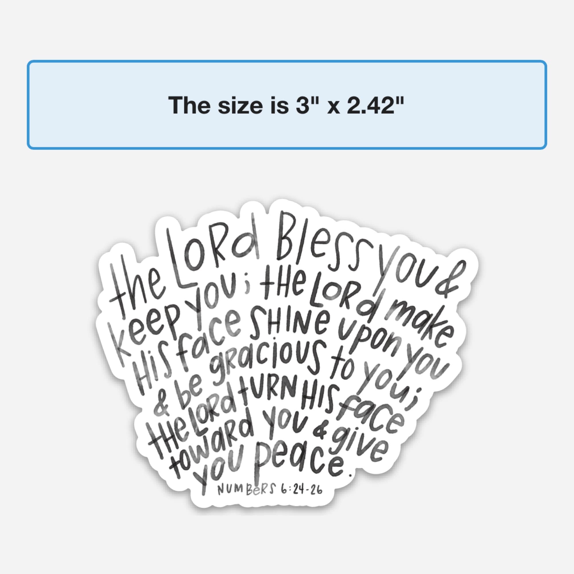 Swaygirls magnets | Lord's Blessing refrigerator magnet | Christian magnets | Fridge magnets about faith, God, the Bible