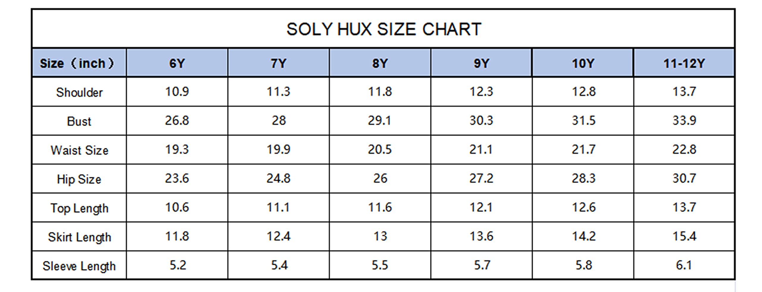 SOLY HUX Girl's 2 Piece Outfits Short Sleeve Crop Top and Skirt Set Tie Dye 11-12Y
