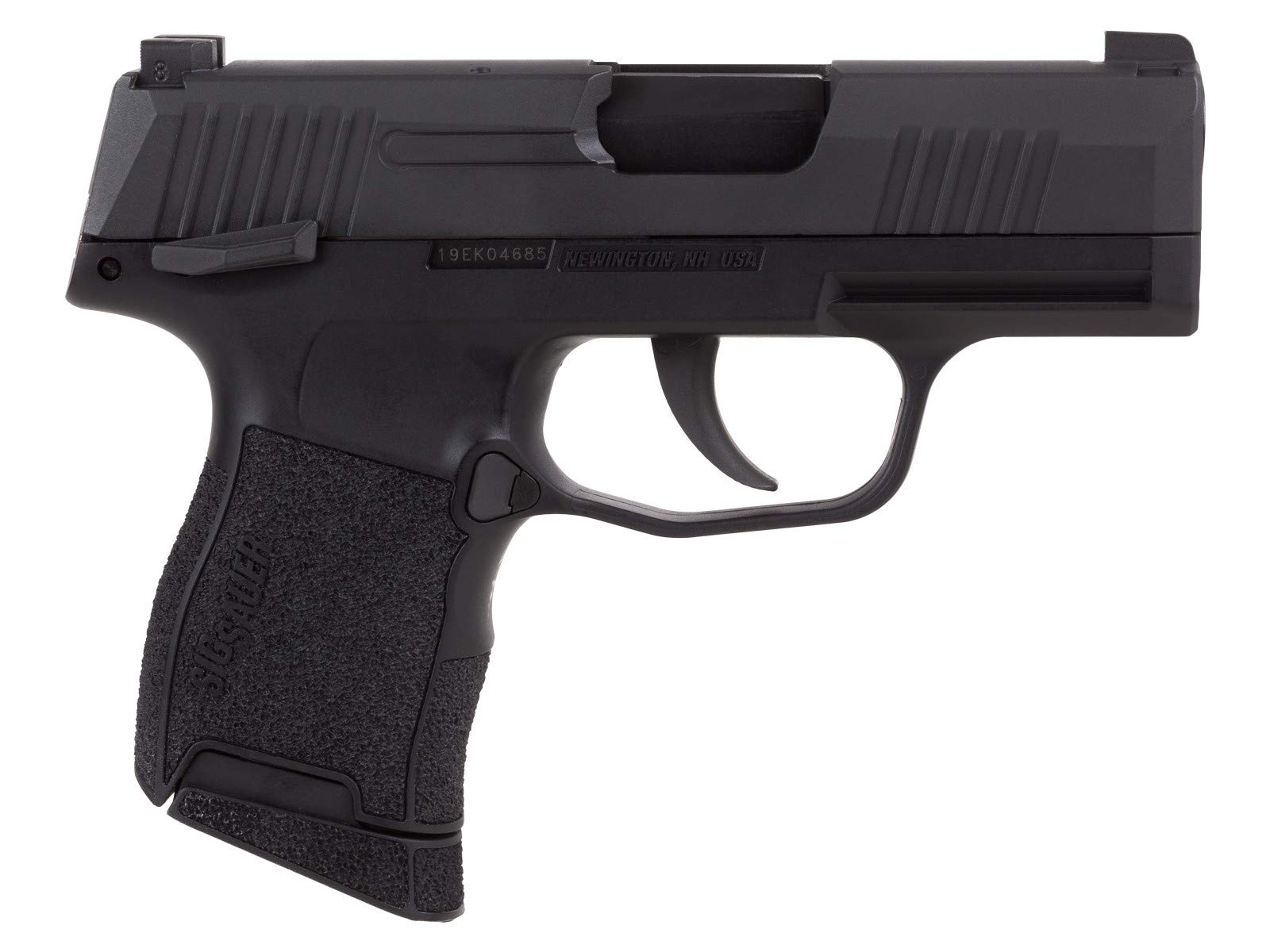 Sig Sauer P365 BB Blowback Air Pistol with CO2 12 Gram (5 Pack) and Pack of 100 Airgun .177/4.5mm Steel BBS Bundle