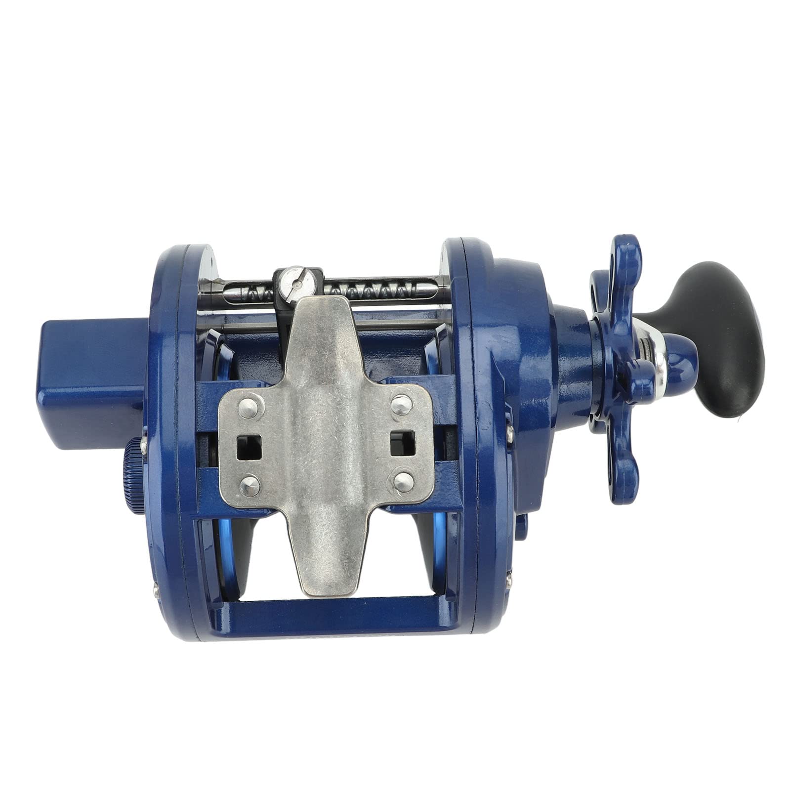 Round Baitcaster Reel Powerful Quick Setting AntiCorrosion Saltwater Fishing Reel Comfort Grip Number Display for Shore (JBC9000L)