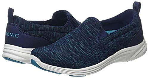 Vionic Women's Agile Kea Slip On (Navy/Turquoise, 6.5)