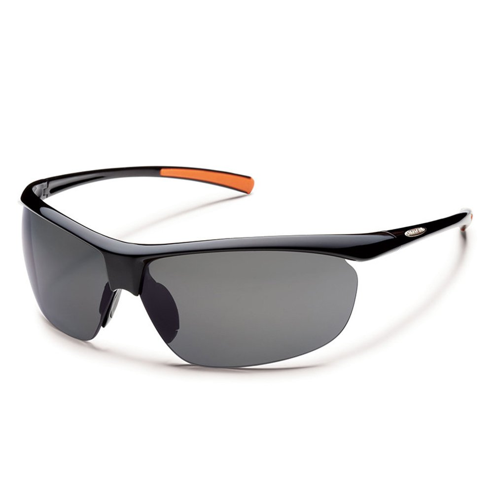 Suncloud Optics Zephyr Polarized Sunglasses(Black,Gray Polarized)