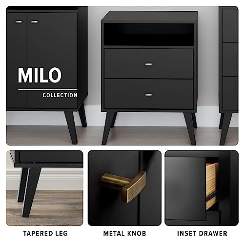 Prepac Milo 4-drawer Chest, Black