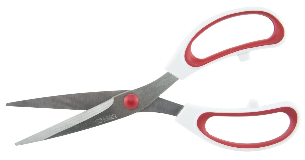 SINGER 00450 8-Inch All Purpose Scissor with Comfort Grip, ,