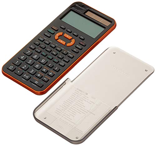 Sharp EL-W531 XG-YR Scientific Calculator WriteView Display Metallic Orange 335 Functions Twin-Power for Grammar/Secondary School