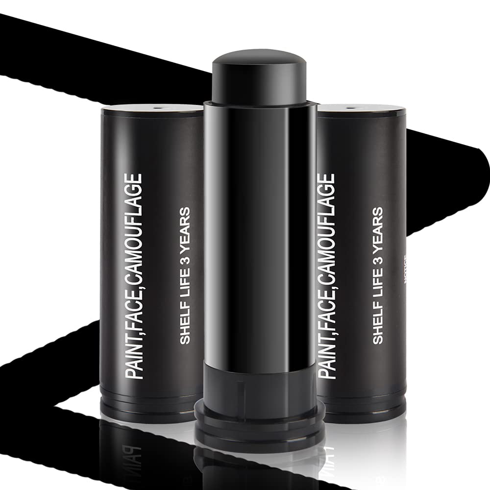 Yeweian 3PCS Eye Black Stick for Sports, Eye Black Football Baseball Softball Lacrosse Accessories,Eye black Sports Gifts for Kids and Athletes,Halloween Cosplay Parties Game Face Painting Stick