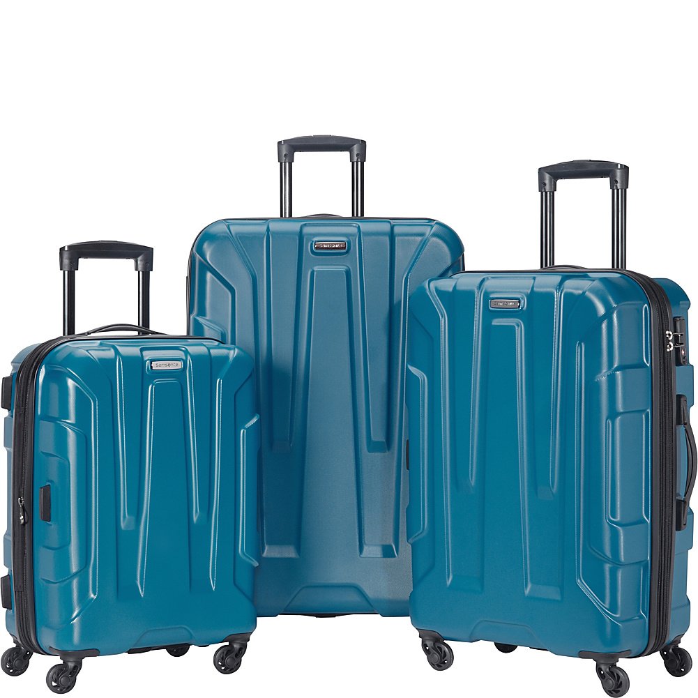 Samsonite Centric Hardside Expandable Luggage with Spinner Wheels, Caribbean Blue, 3-Piece Set (20/24/28)